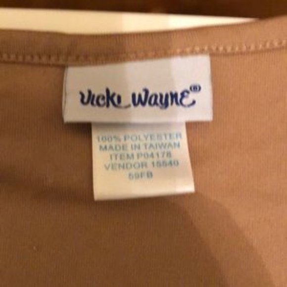 Tops | Vicki Wayne Top Las | Poshmark